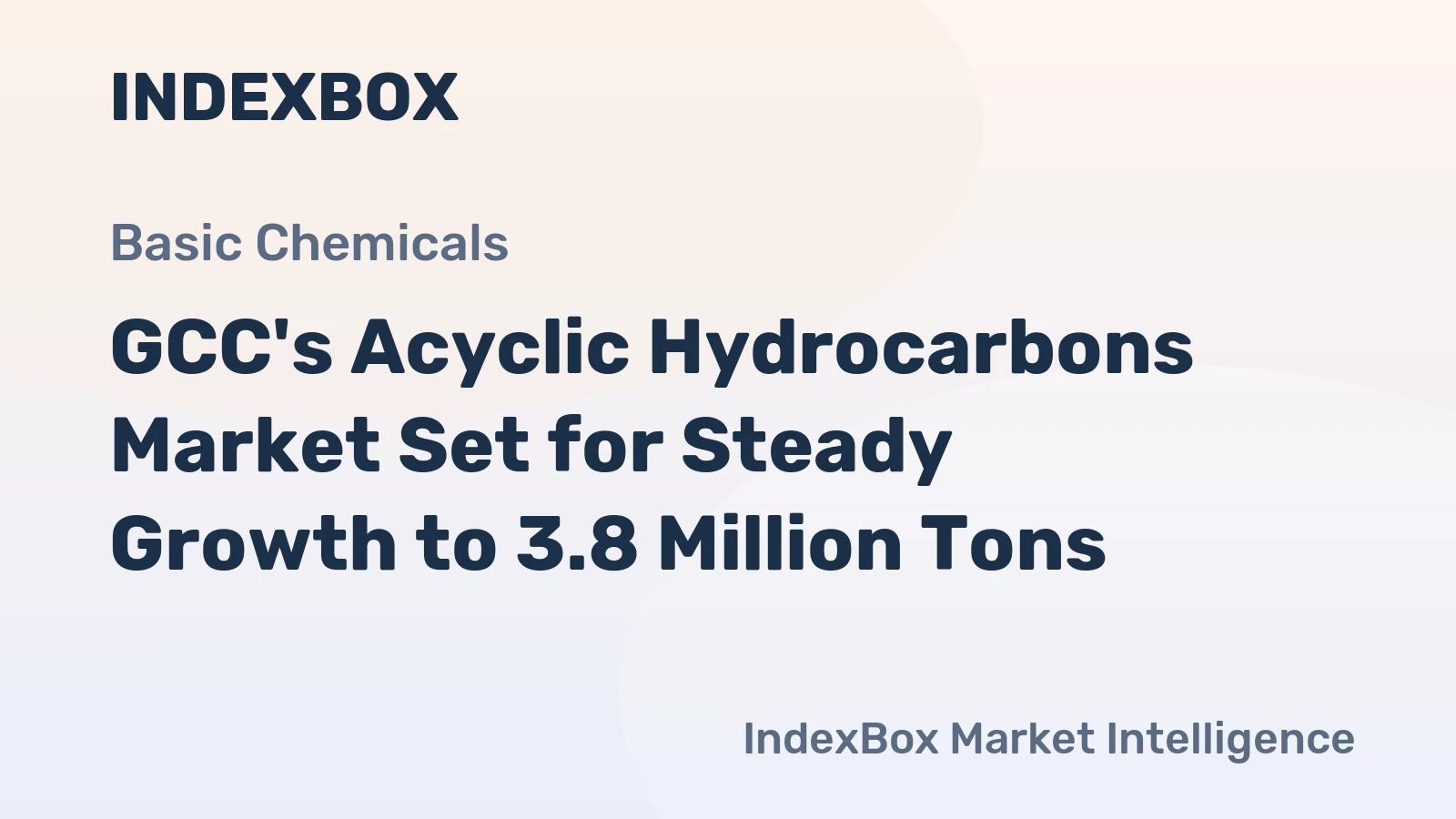 GCC's Acyclic Hydrocarbons Market Set for Steady Growth to 3.8 Million Tons