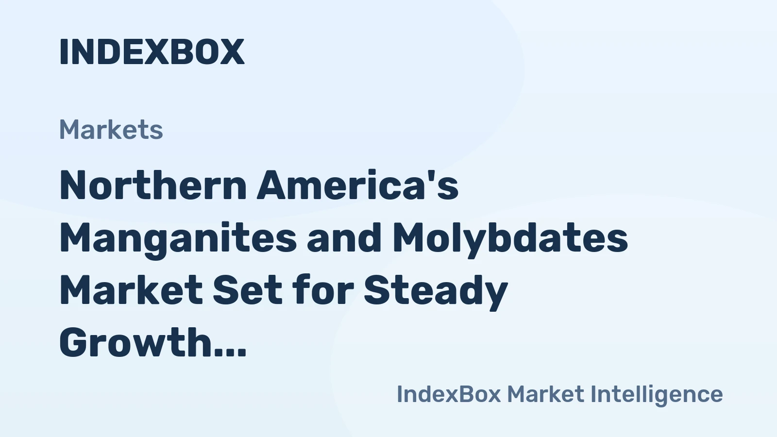 Northern America's Manganites and Molybdates Market Set for Steady Growth With 1.8% CAGR in Value