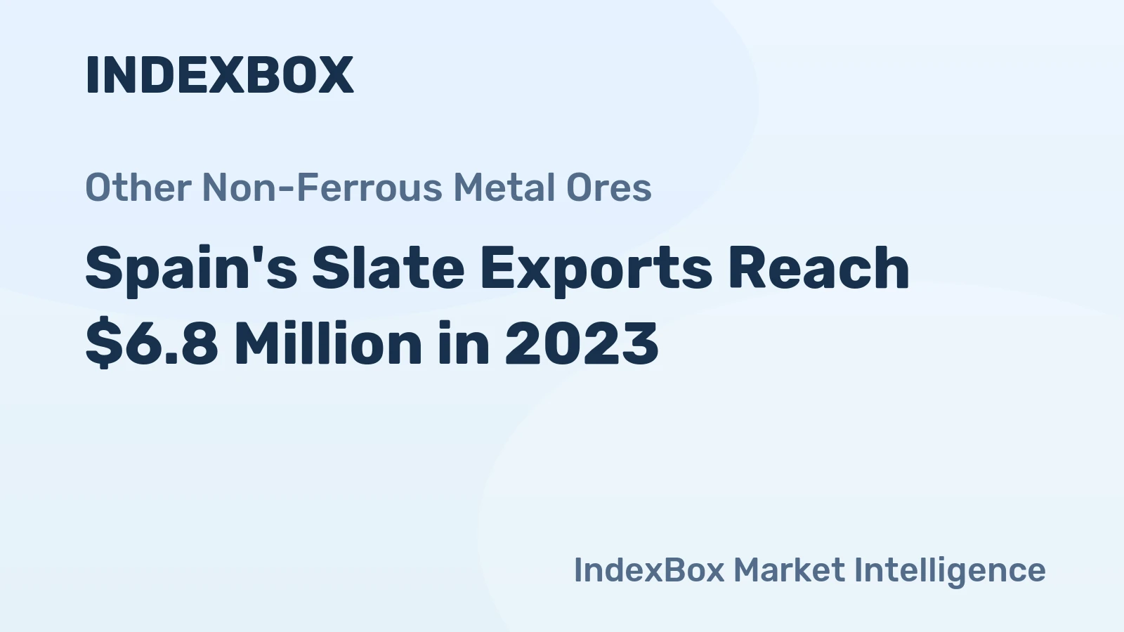 Spain's Slate Exports Reach $6.8 Million in 2023