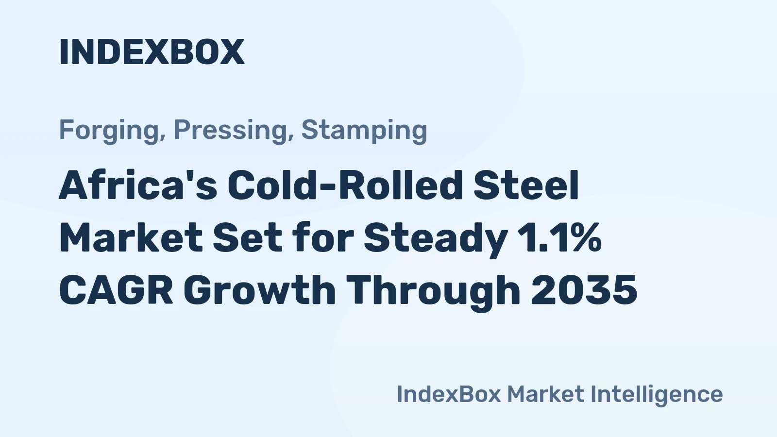 Africa's Cold-Rolled Steel Market Set for Steady 1.1% CAGR Growth Through 2035