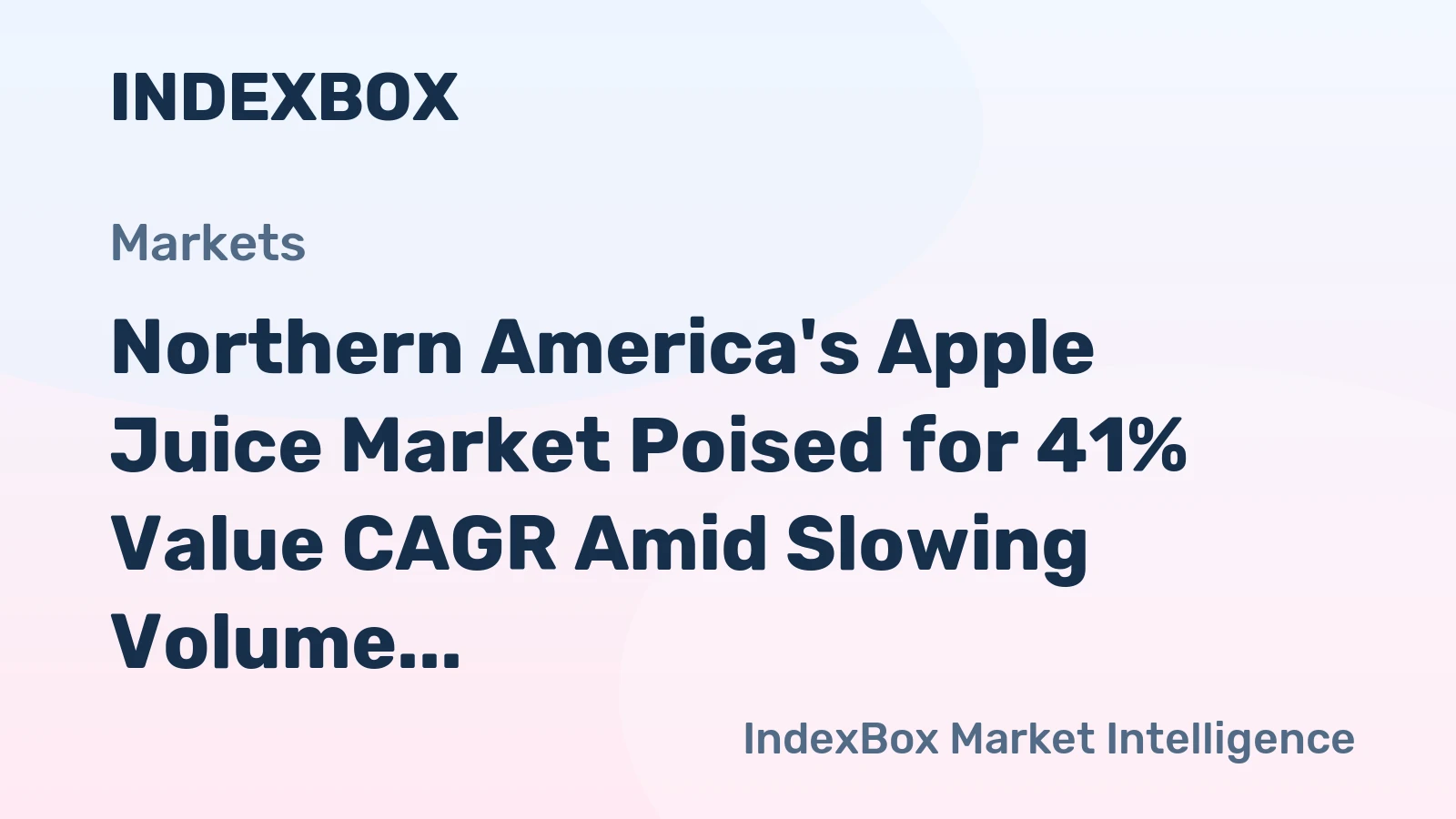 Northern America's Apple Juice Market Poised for 41% Value CAGR Amid Slowing Volume Growth