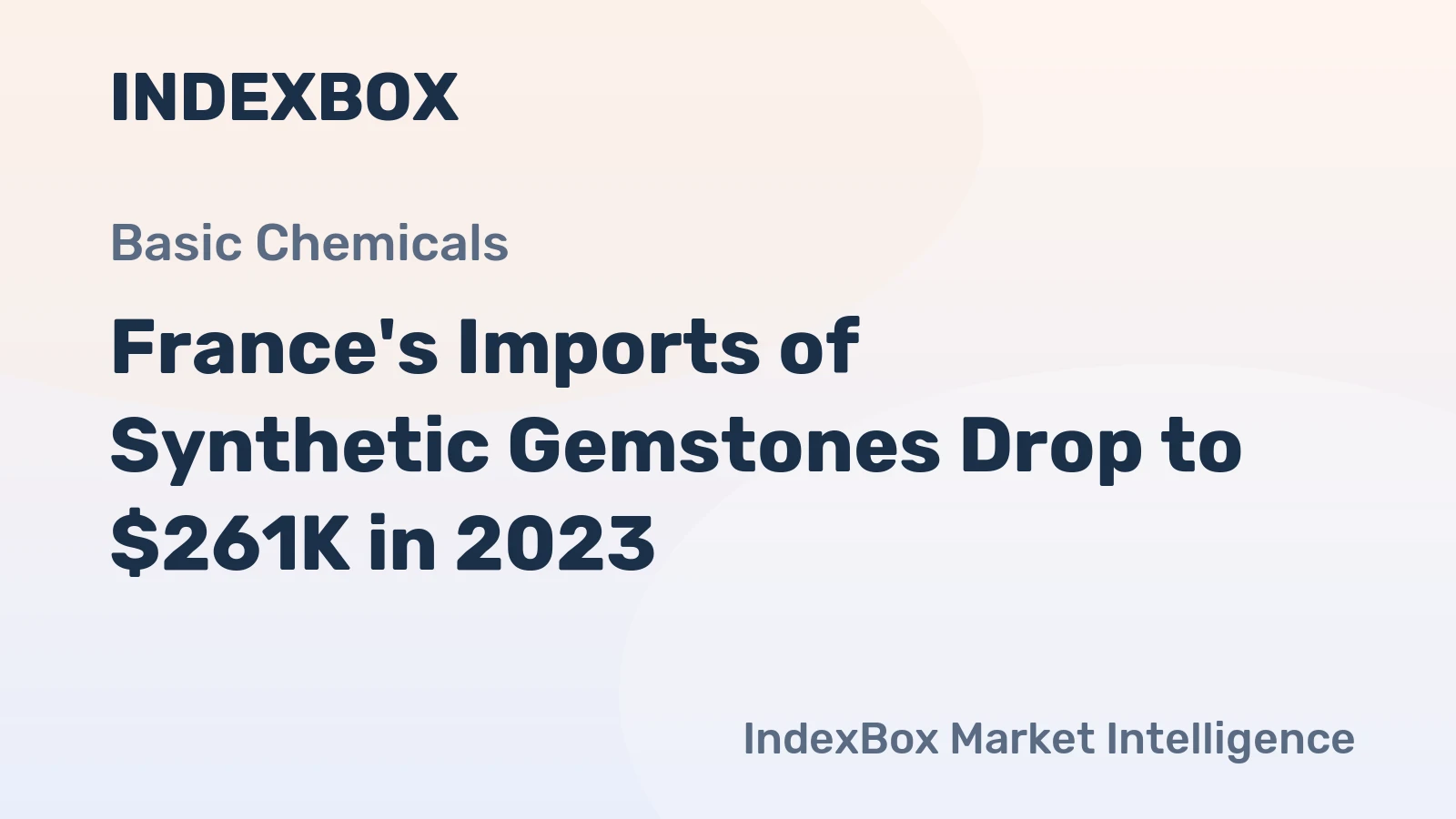 France's Imports of Synthetic Gemstones Drop to $261K in 2023