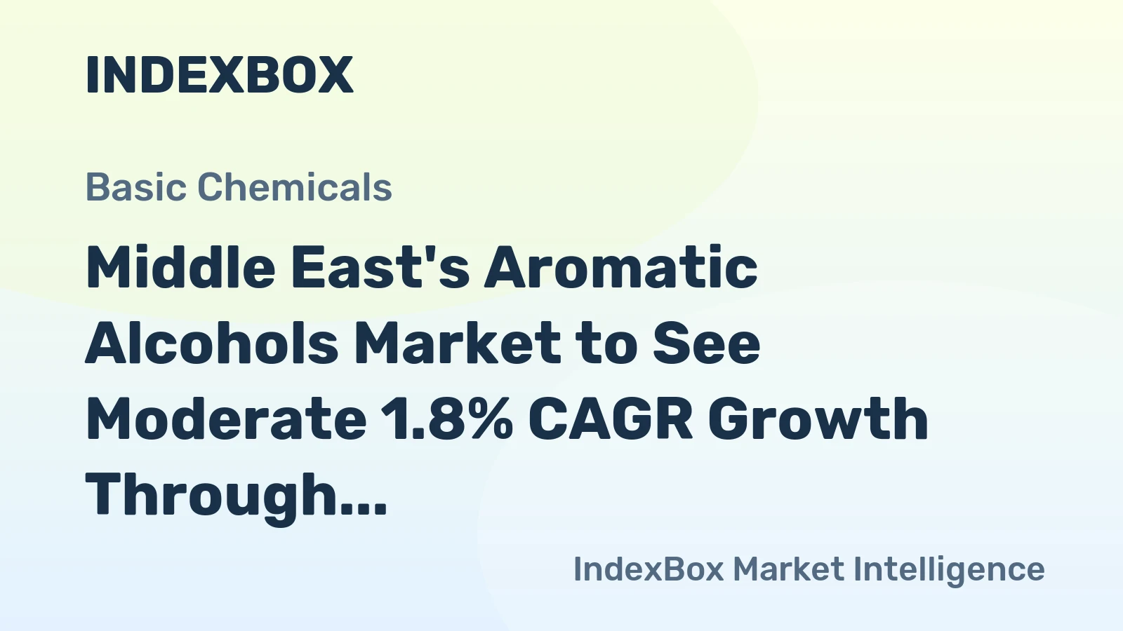 Middle East's Aromatic Alcohols Market to See Moderate 1.8% CAGR Growth Through 2035