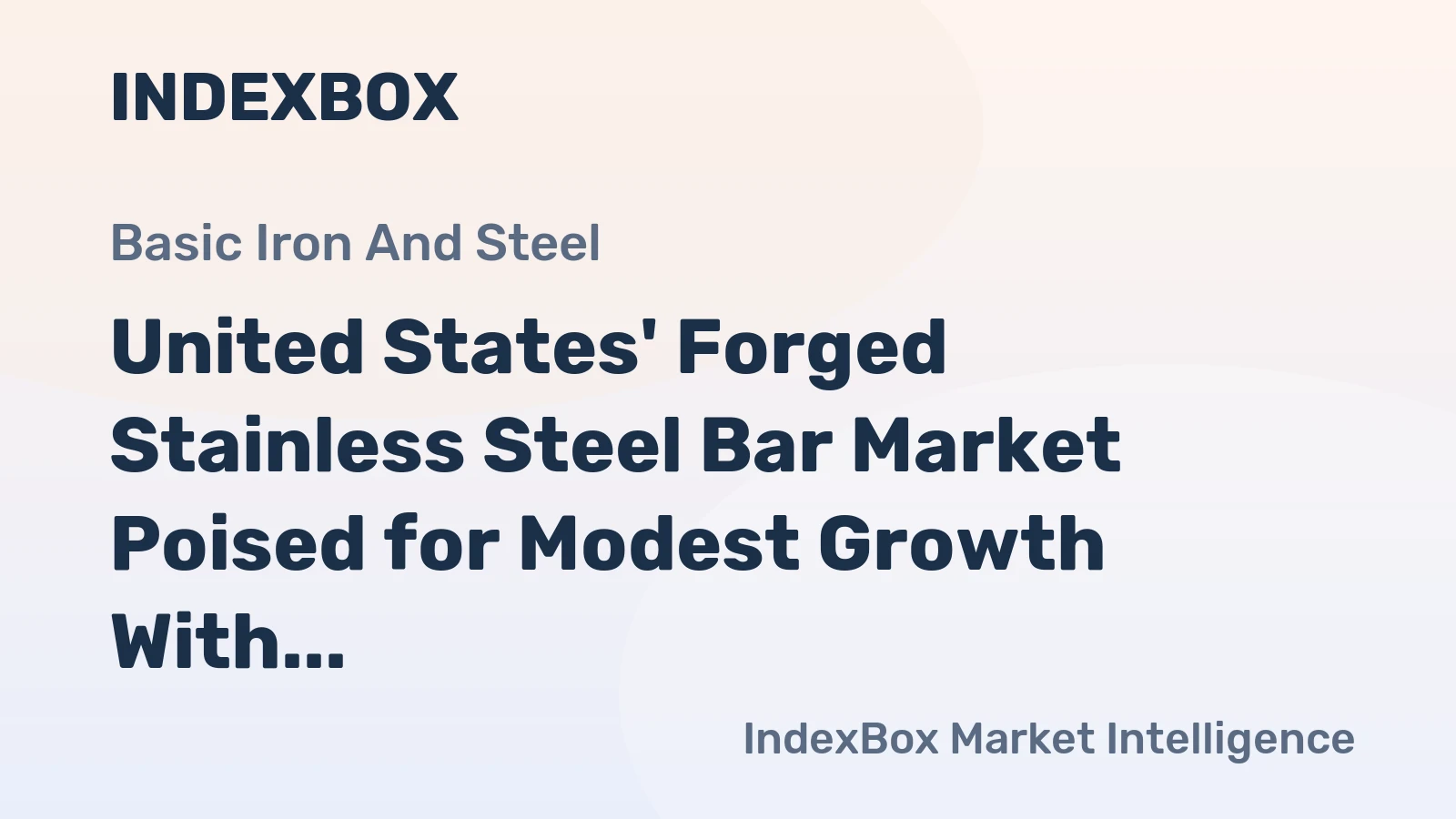 United States' Forged Stainless Steel Bar Market Poised for Modest Growth With 19% Value CAGR Through 2035