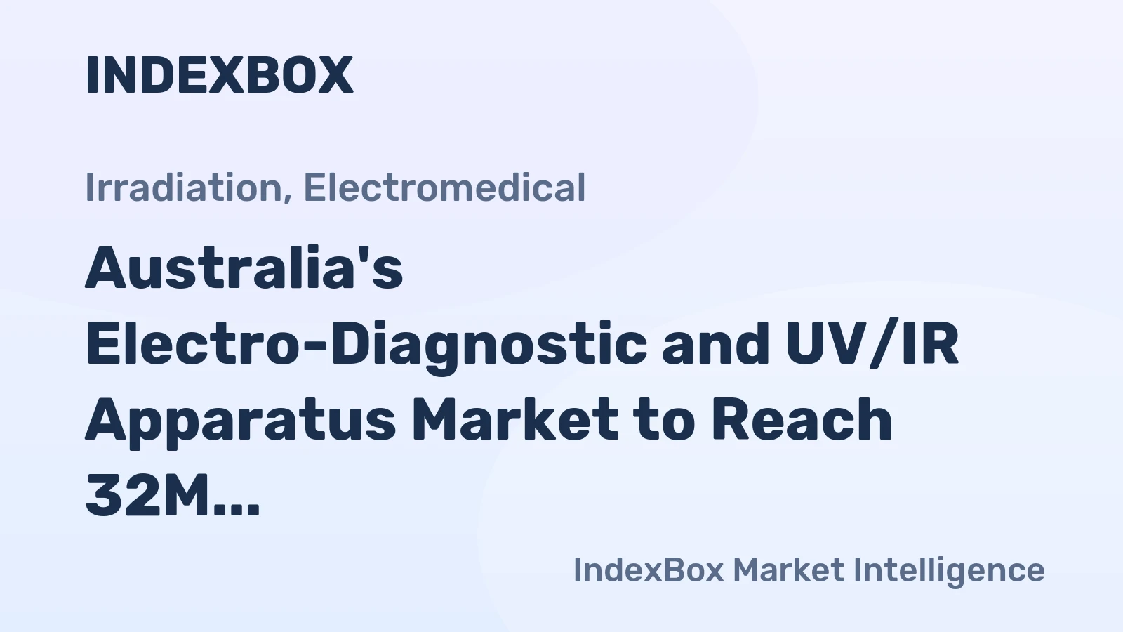 Australia's Electro-Diagnostic and UV/IR Apparatus Market to Reach 32M Units and $11B by 2035