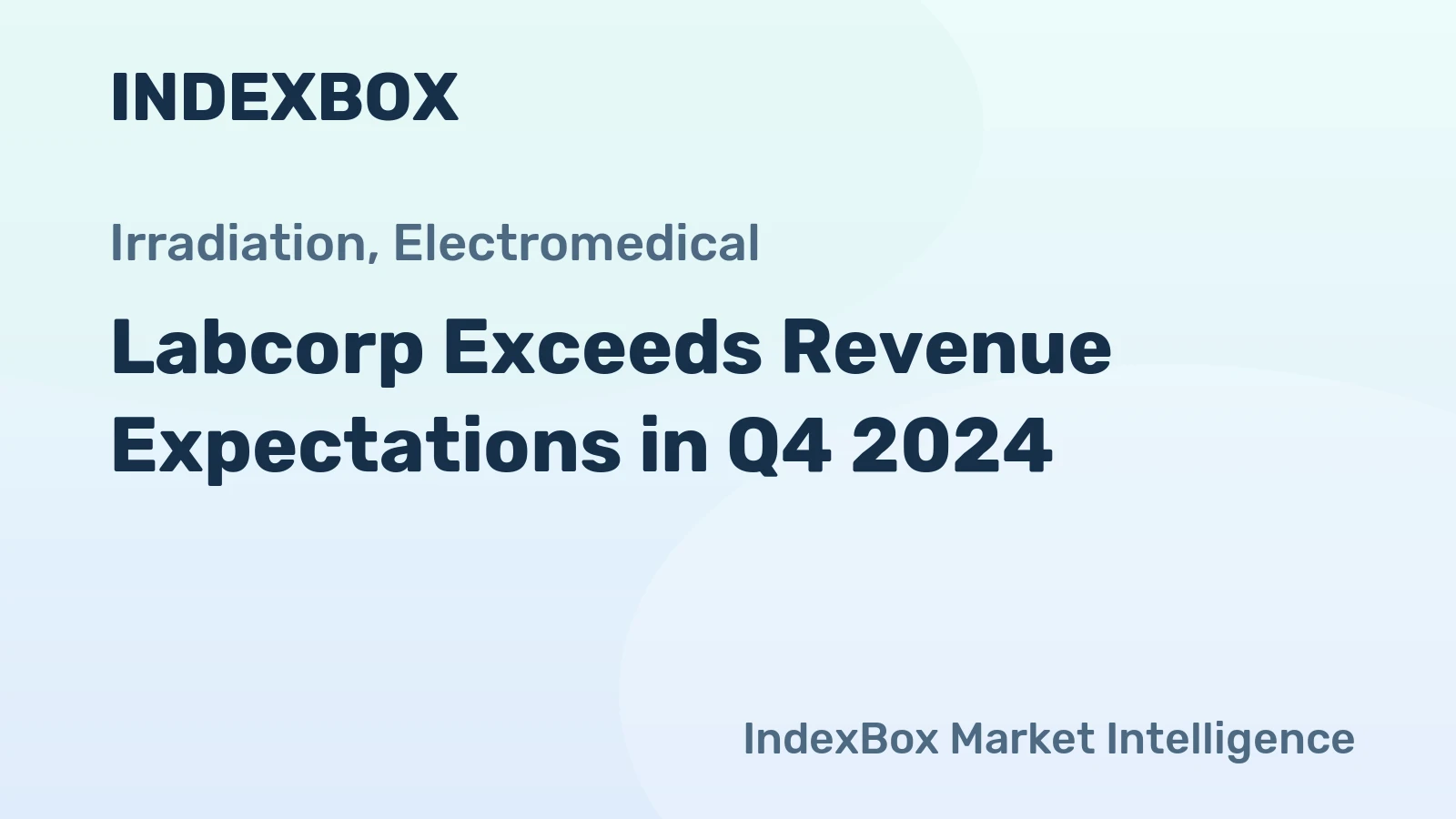 Labcorp Exceeds Revenue Expectations in Q4 2024