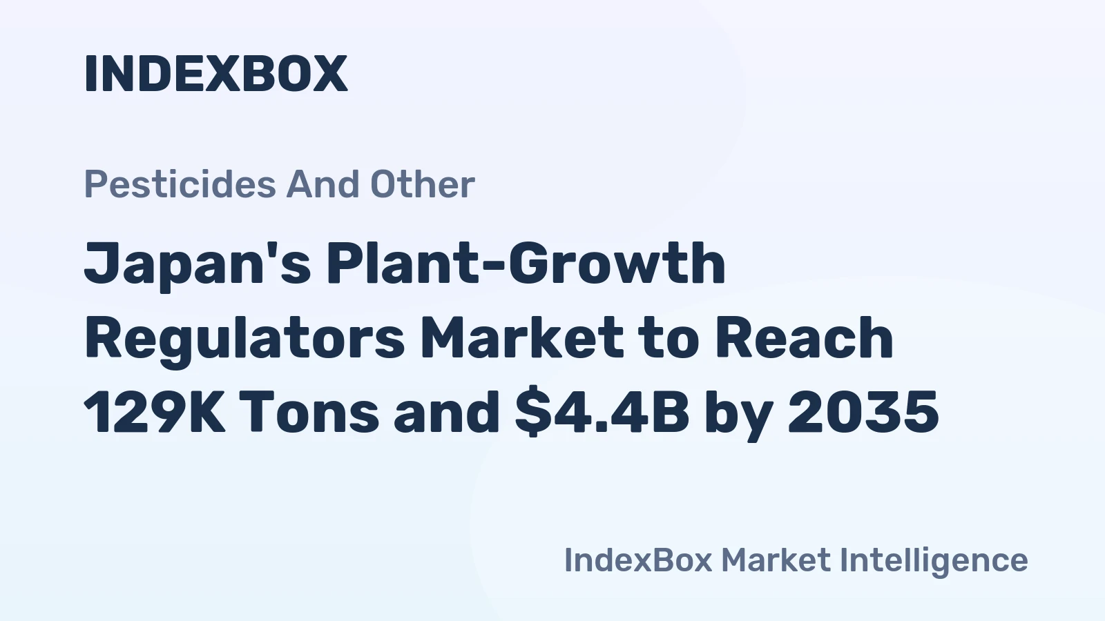 Japan's Plant-Growth Regulators Market to Reach 129K Tons and $4.4B by 2035