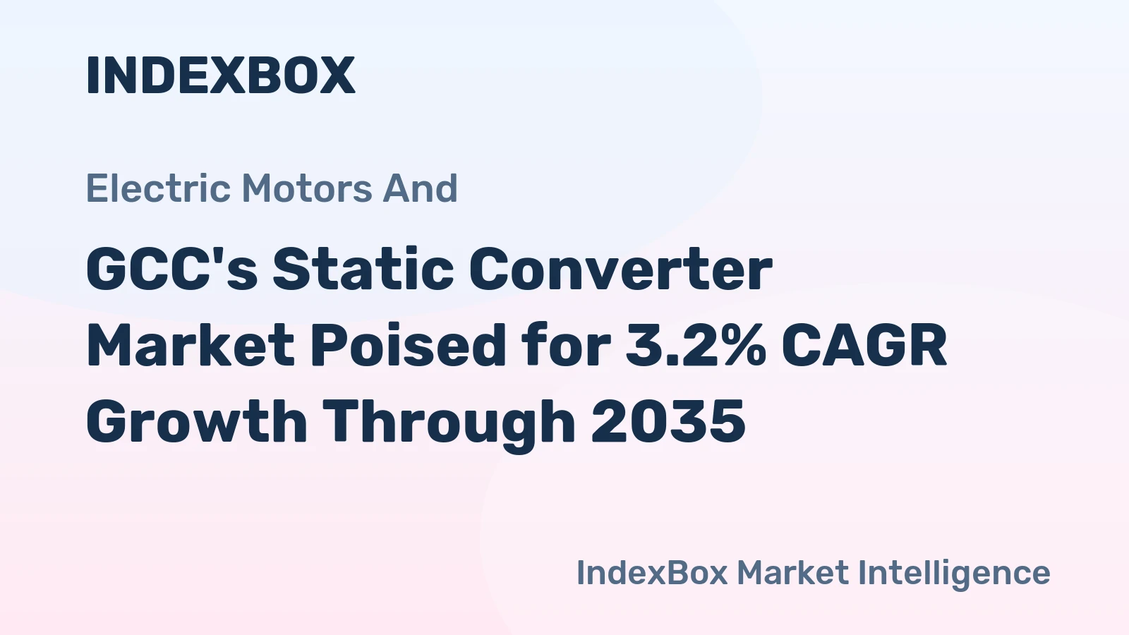 GCC's Static Converter Market Poised for 3.2% CAGR Growth Through 2035