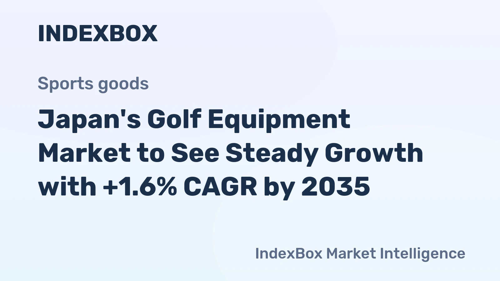 Japan's Golf Equipment Market to See Steady Growth with +1.6% CAGR by 2035