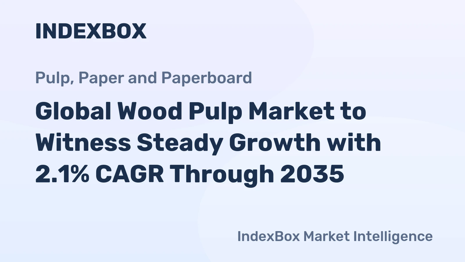 Global Wood Pulp Market to Witness Steady Growth with 2.1% CAGR Through 2035