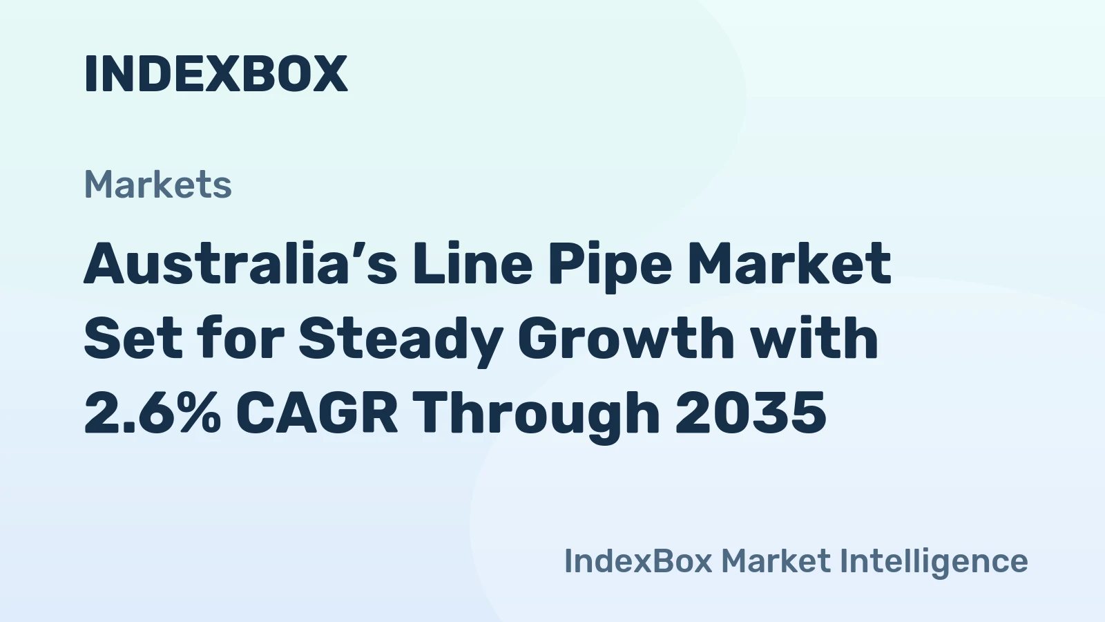 Australia’s Line Pipe Market Set for Steady Growth with 2.6% CAGR Through 2035