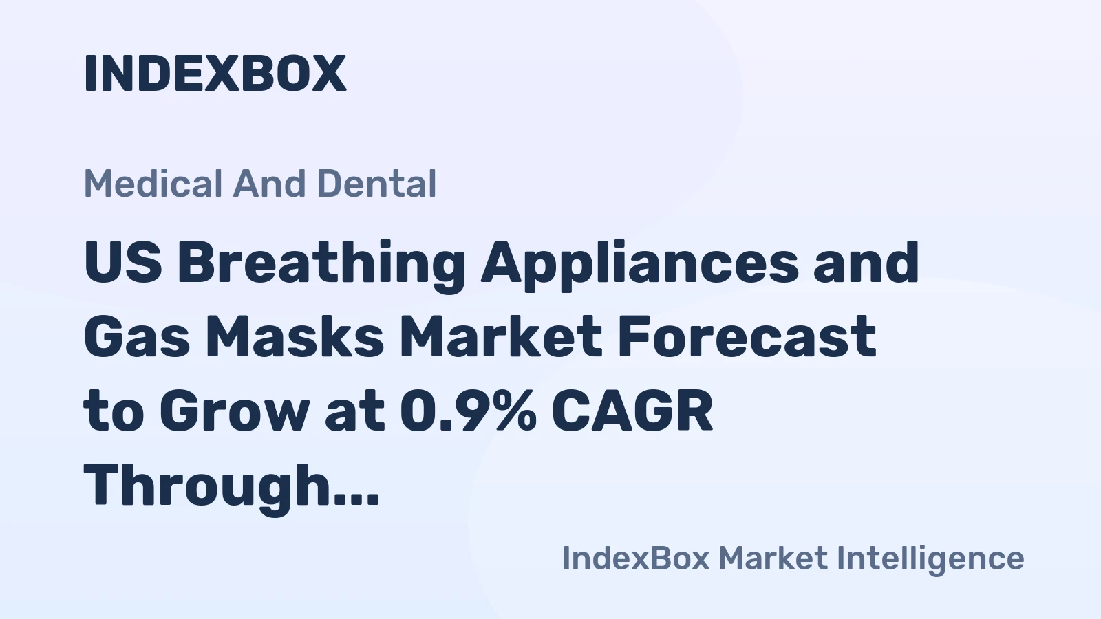 US Breathing Appliances and Gas Masks Market Forecast to Grow at 0.9% CAGR Through 2035