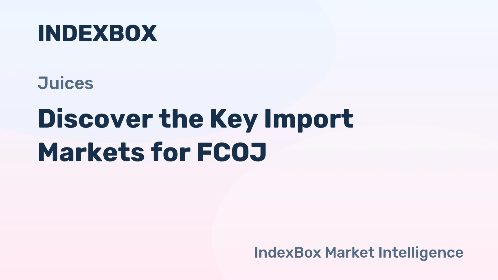 Discover the Key Import Markets for FCOJ