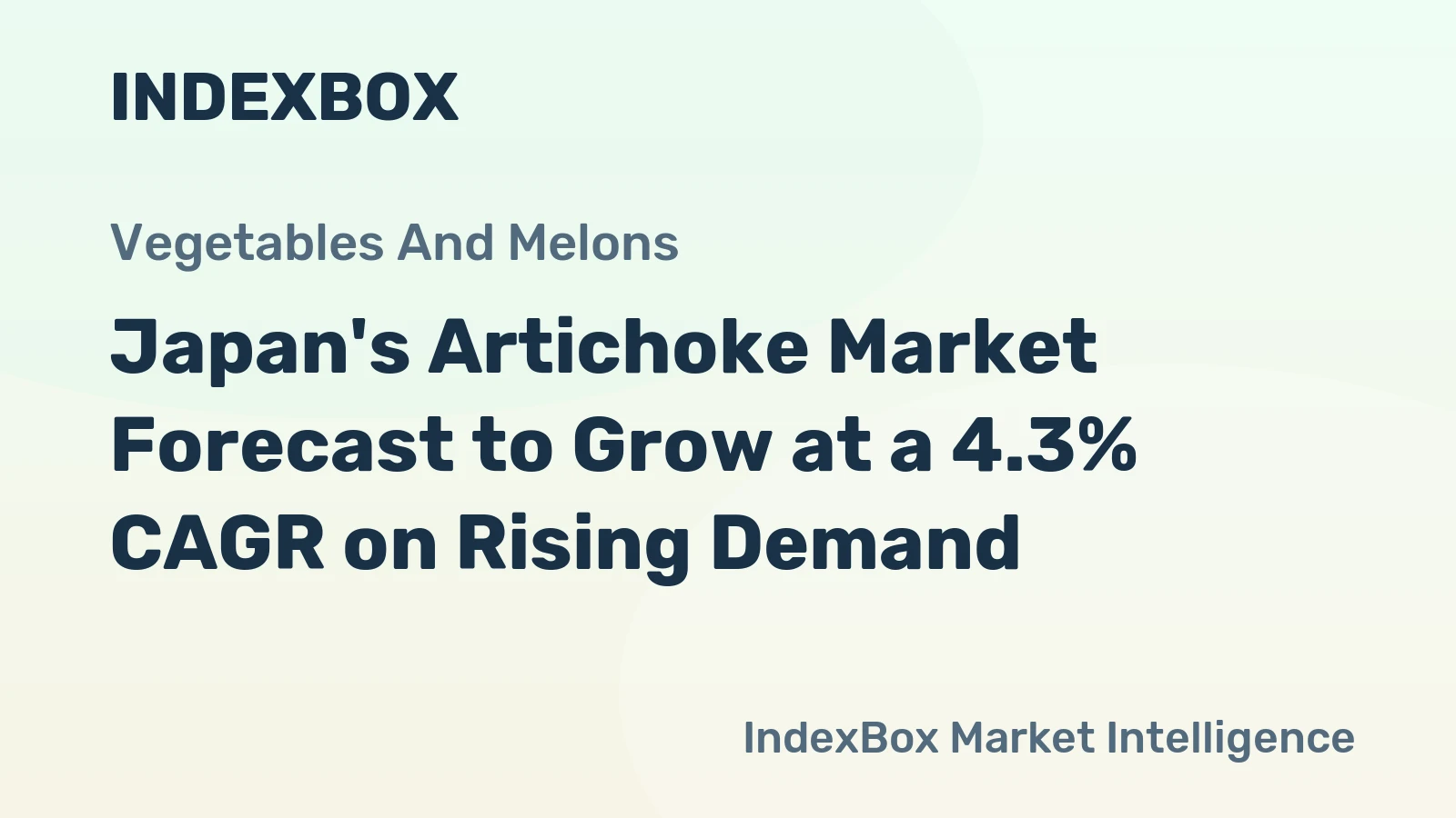 Japan's Artichoke Market Forecast to Grow at a 4.3% CAGR on Rising Demand