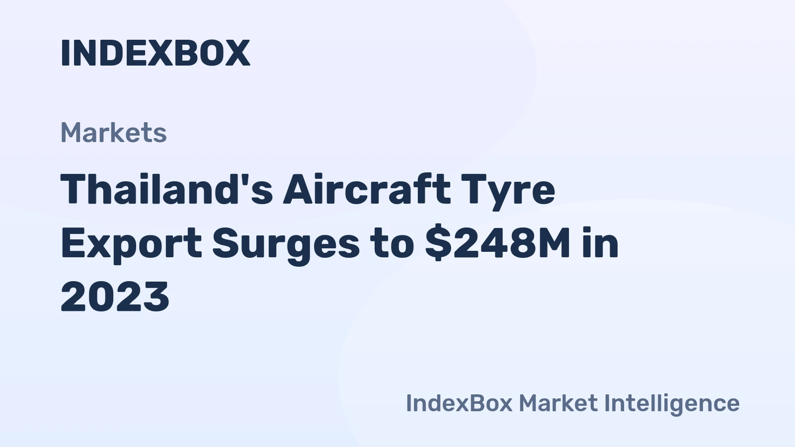 Thailand's Aircraft Tyre Export Surges to $248M in 2023