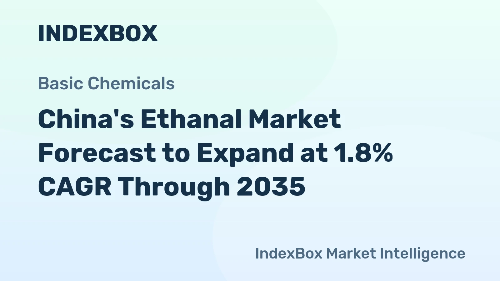 China's Ethanal Market Forecast to Expand at 1.8% CAGR Through 2035