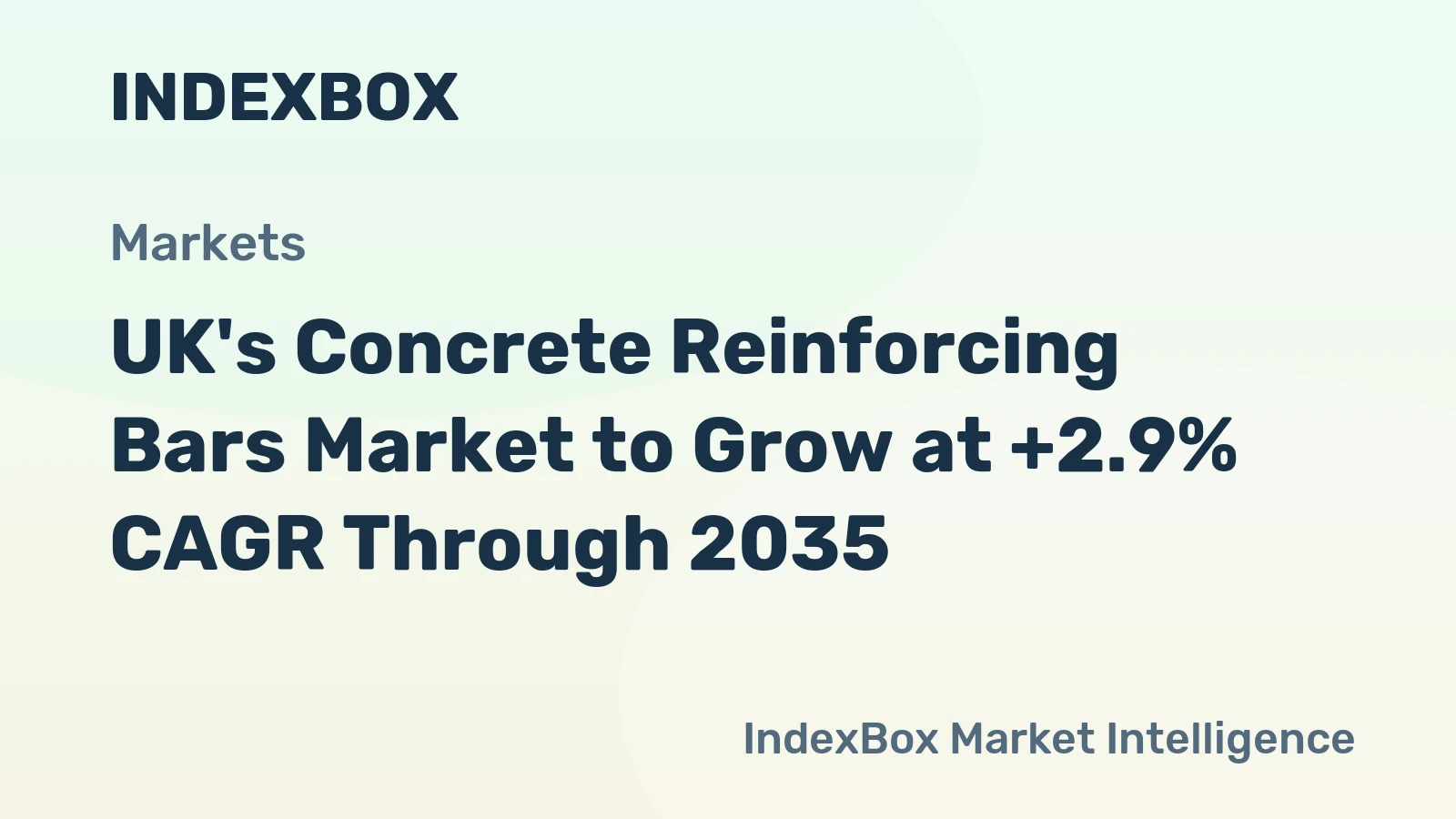 UK's Concrete Reinforcing Bars Market to Grow at +2.9% CAGR Through 2035