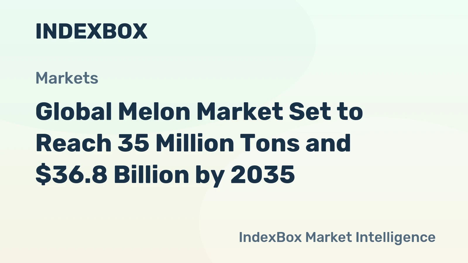 Global Melon Market Set to Reach 35 Million Tons and $36.8 Billion by 2035