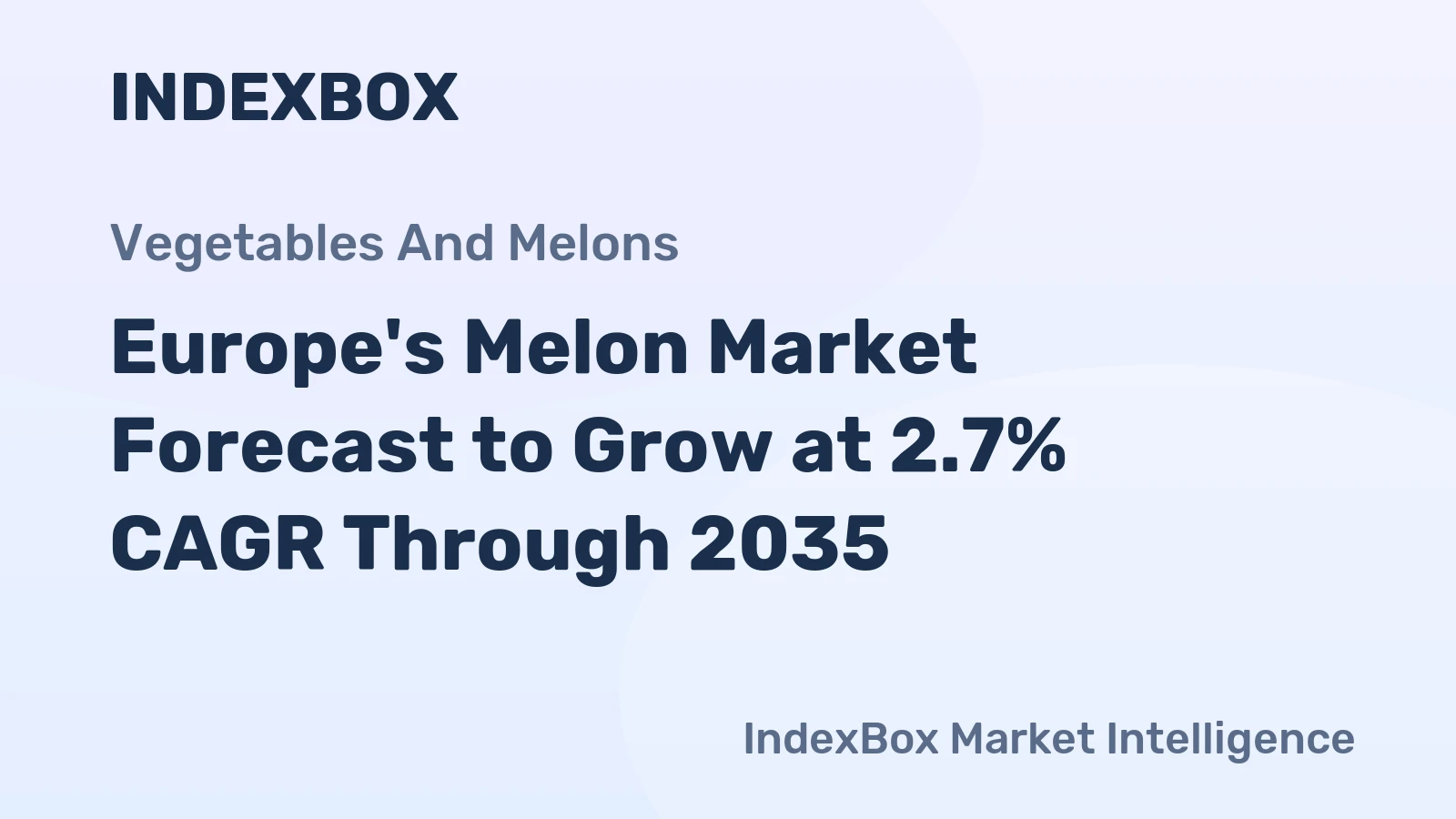 Europe's Melon Market Forecast to Grow at 2.7% CAGR Through 2035