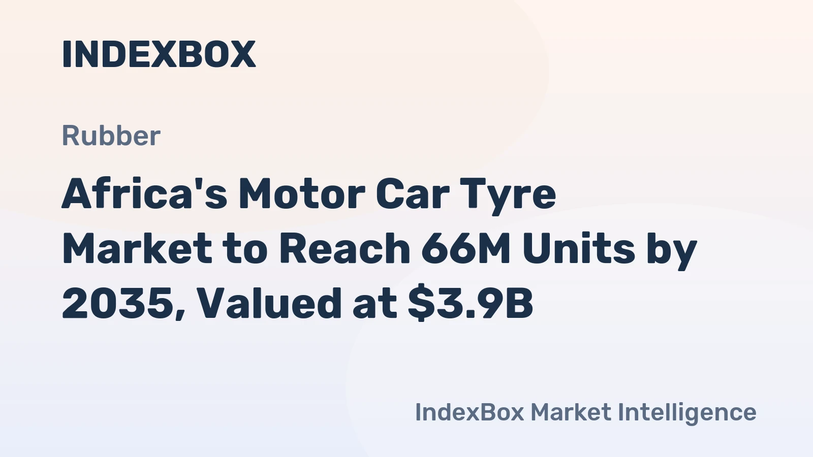 Africa's Motor Car Tyre Market to Reach 66M Units by 2035, Valued at $3.9B