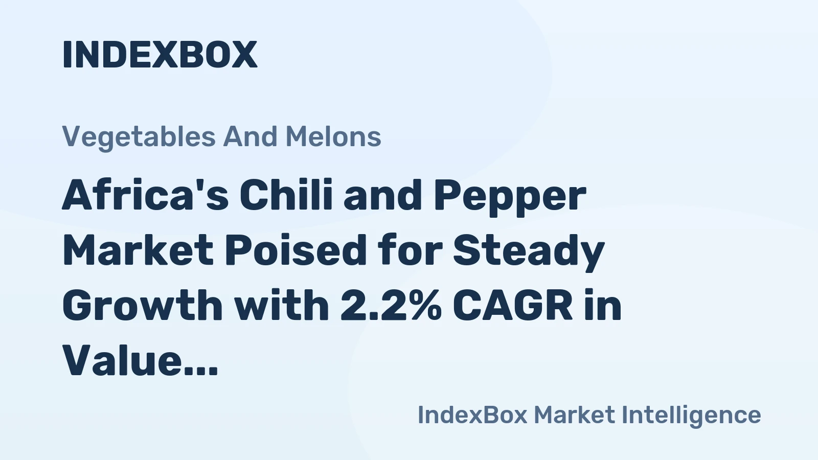 Africa's Chili and Pepper Market Poised for Steady Growth with 2.2% CAGR in Value Through 2035