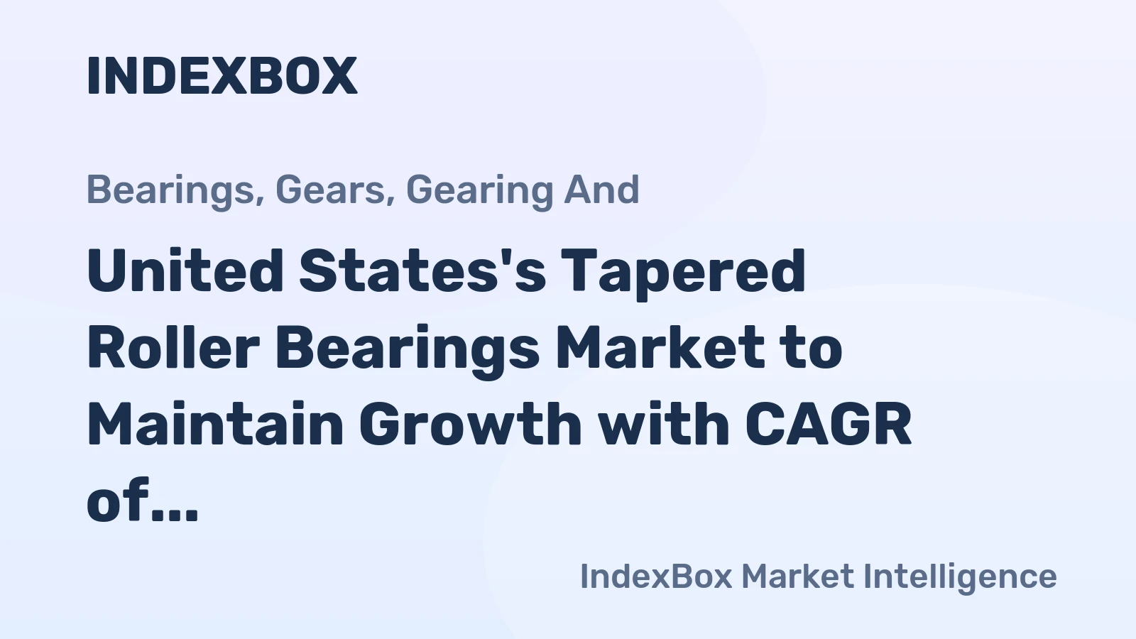 United States's Tapered Roller Bearings Market to Maintain Growth with CAGR of +0.4% from 2024 to 2035