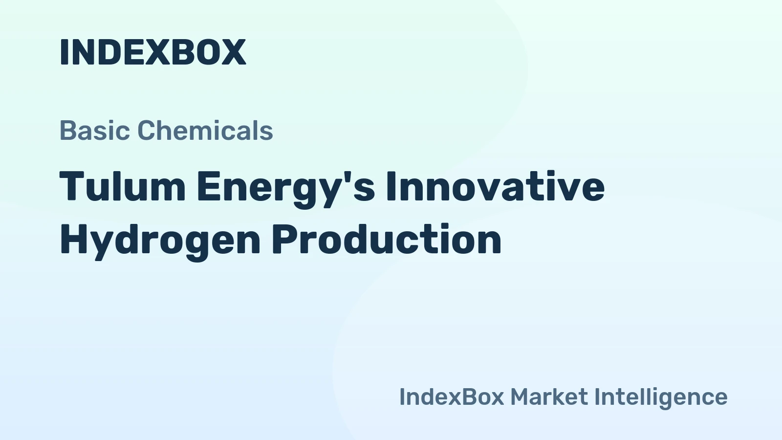 Tulum Energy's Innovative Hydrogen Production