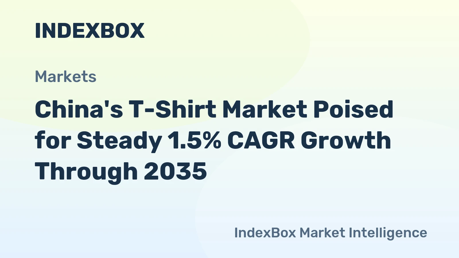 China's T-Shirt Market Poised for Steady 1.5% CAGR Growth Through 2035