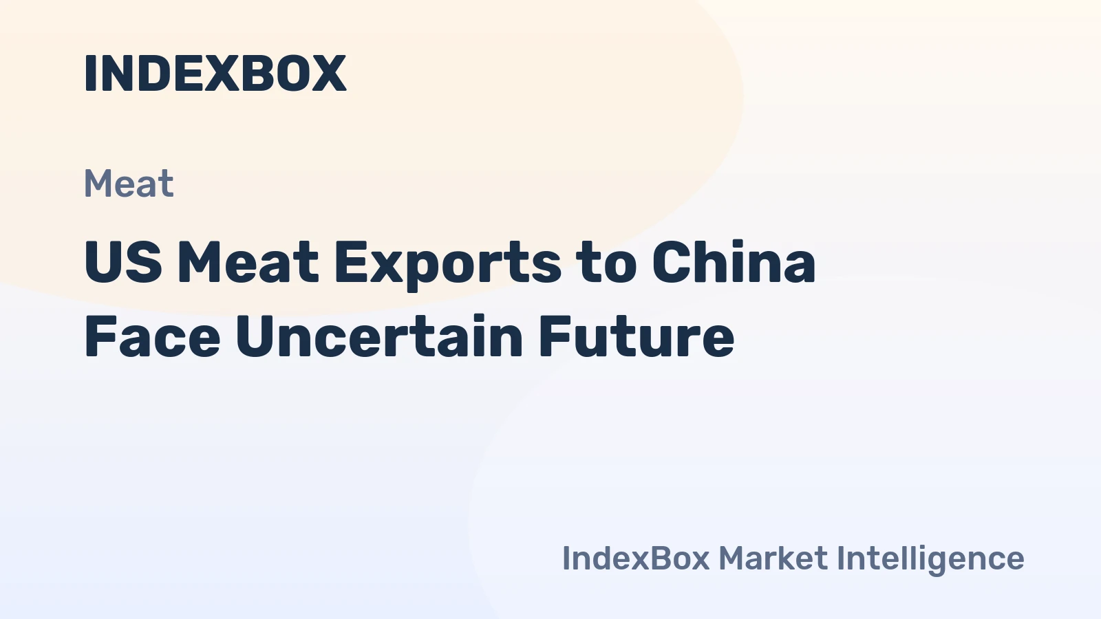 US Meat Exports to China Face Uncertain Future