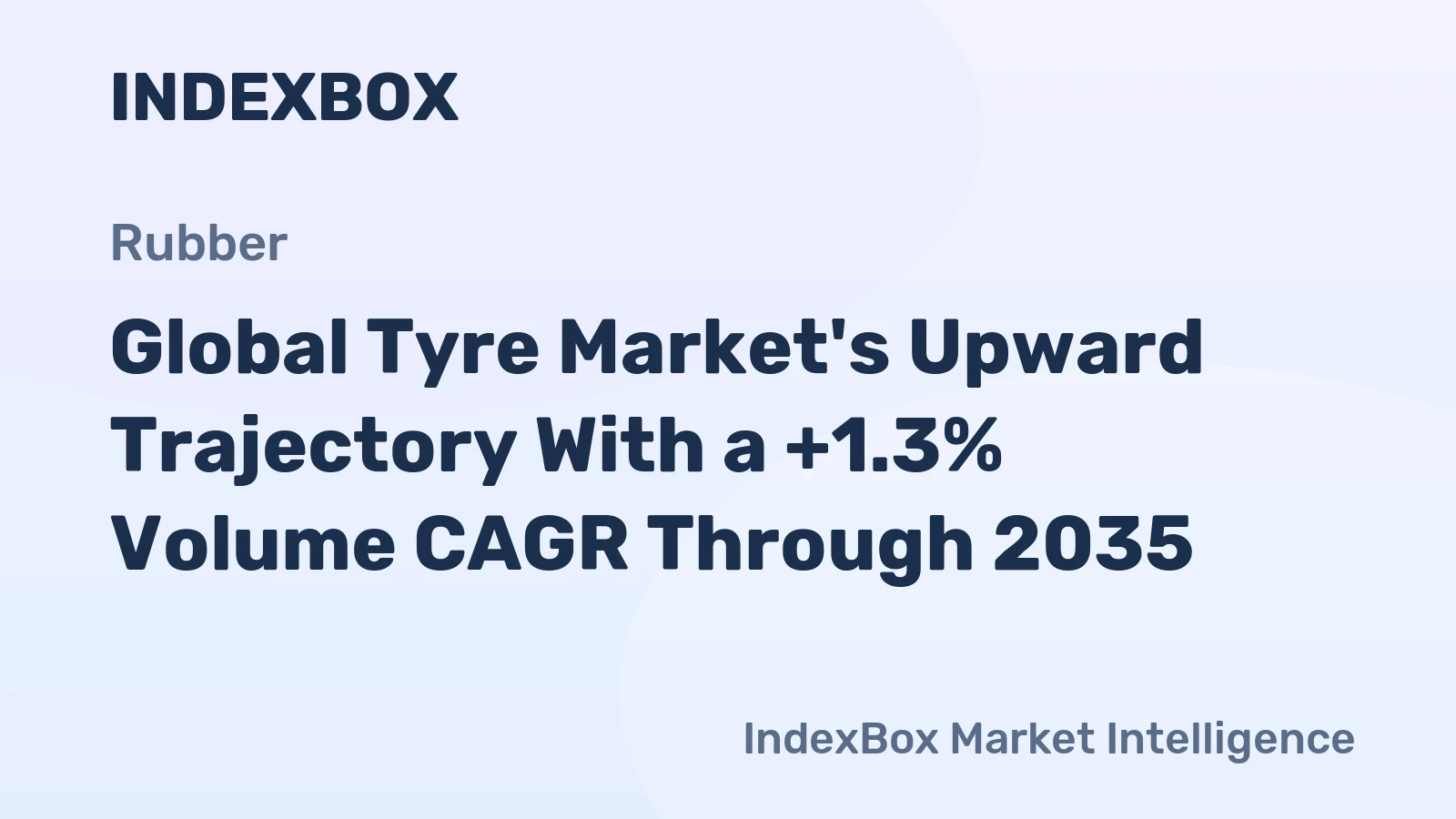 Global Tyre Market's Upward Trajectory With a +1.3% Volume CAGR Through 2035