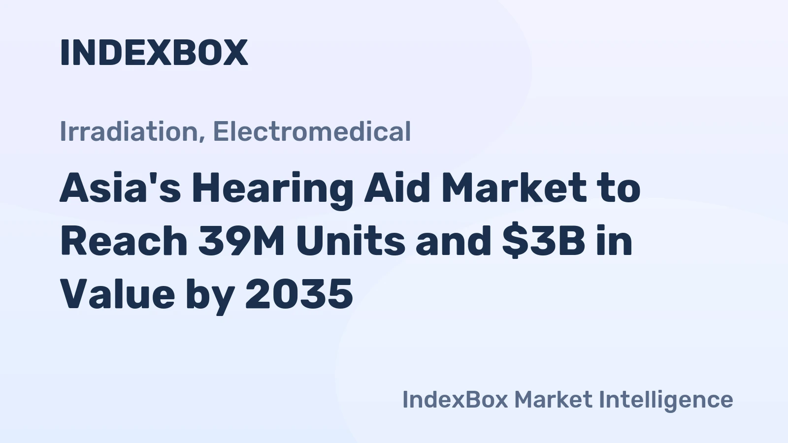 Asia's Hearing Aid Market to Reach 39M Units and $3B in Value by 2035