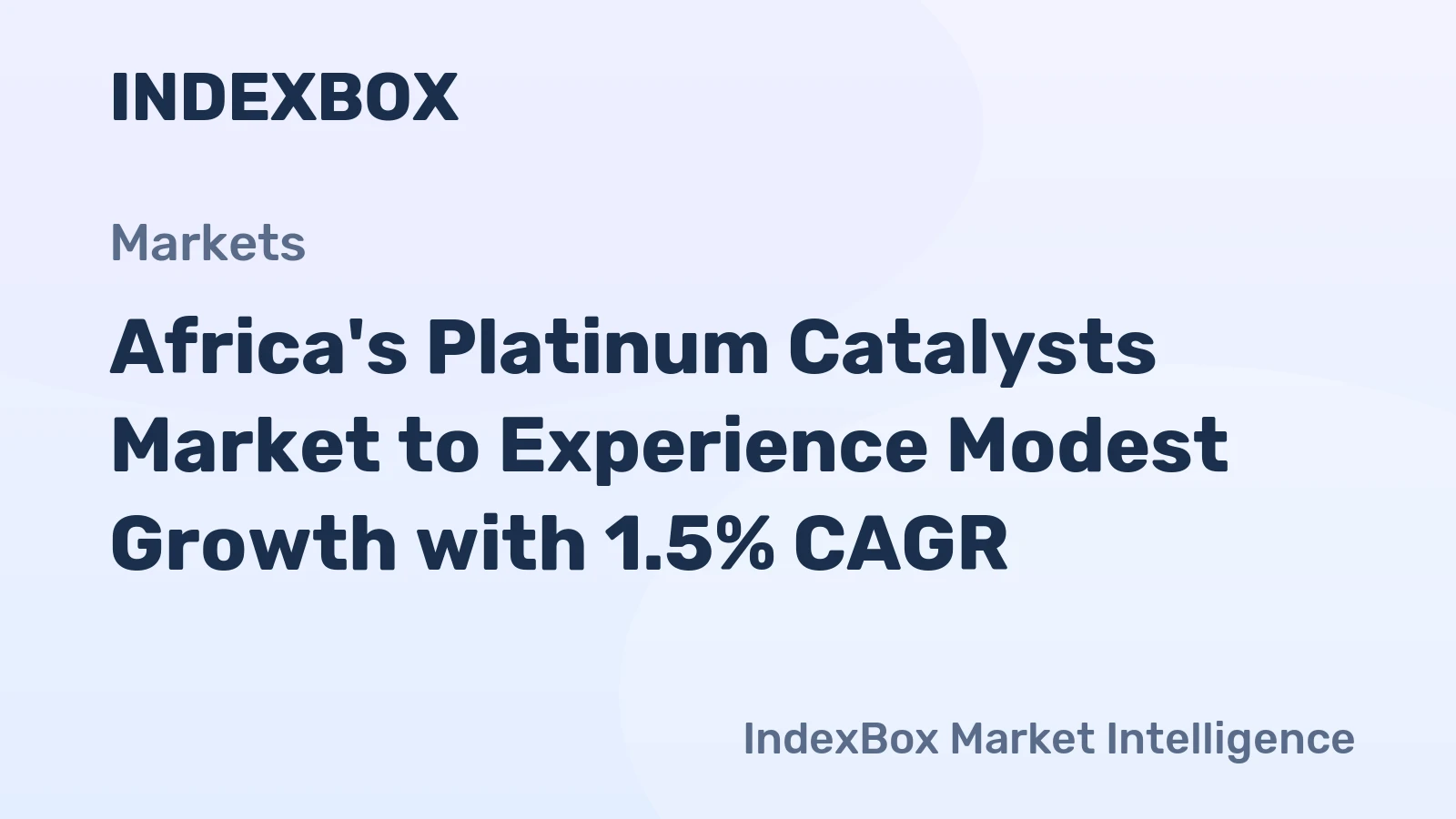 Africa's Platinum Catalysts Market to Experience Modest Growth with 1.5% CAGR
