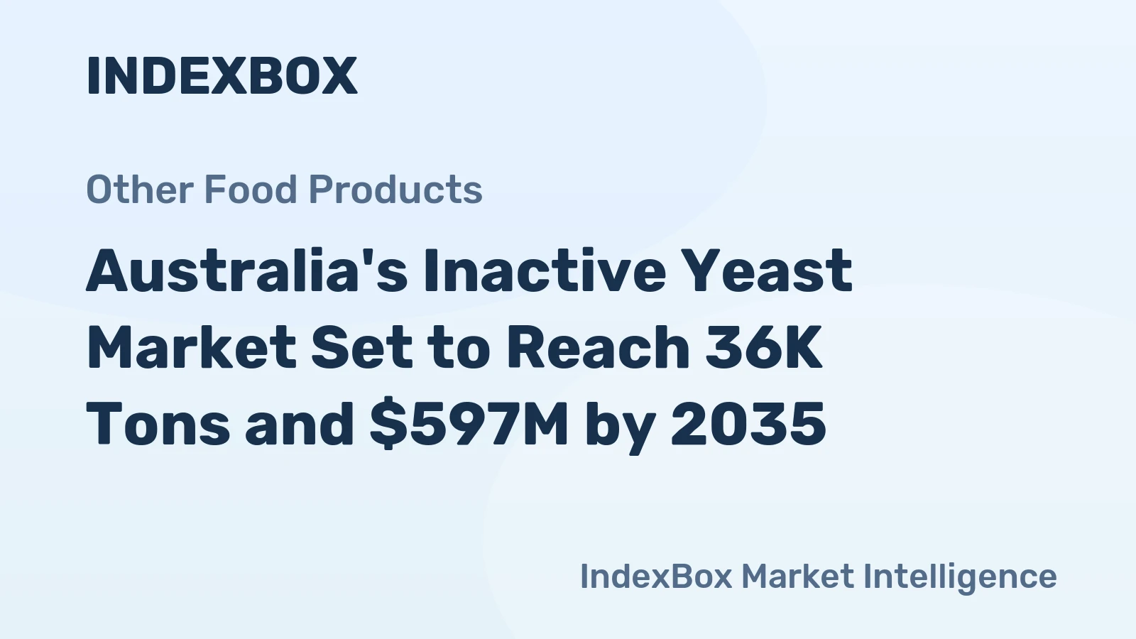 Australia's Inactive Yeast Market Set to Reach 36K Tons and $597M by 2035