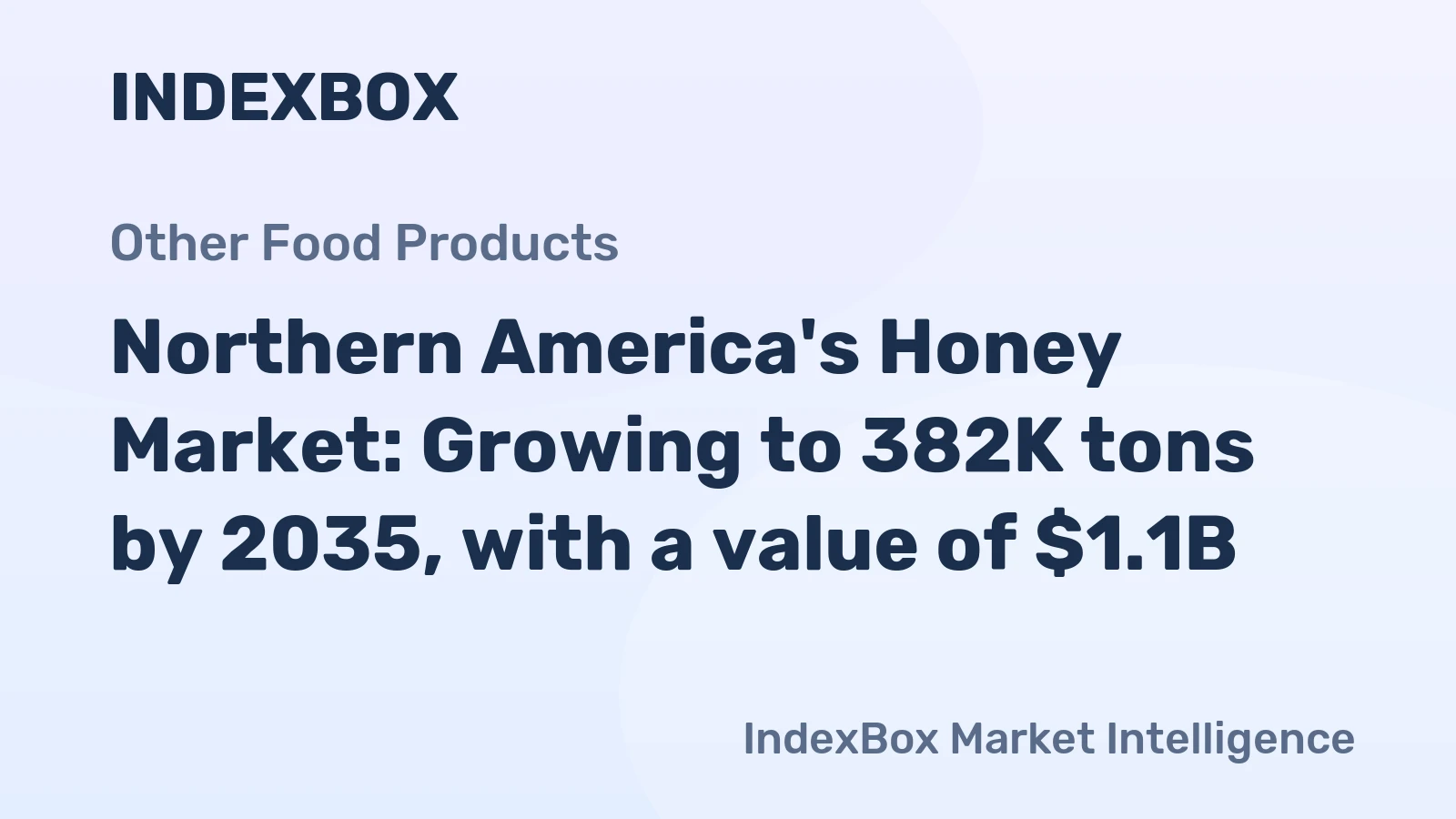 Northern America's Honey Market: Growing to 382K tons by 2035, with a value of $1.1B