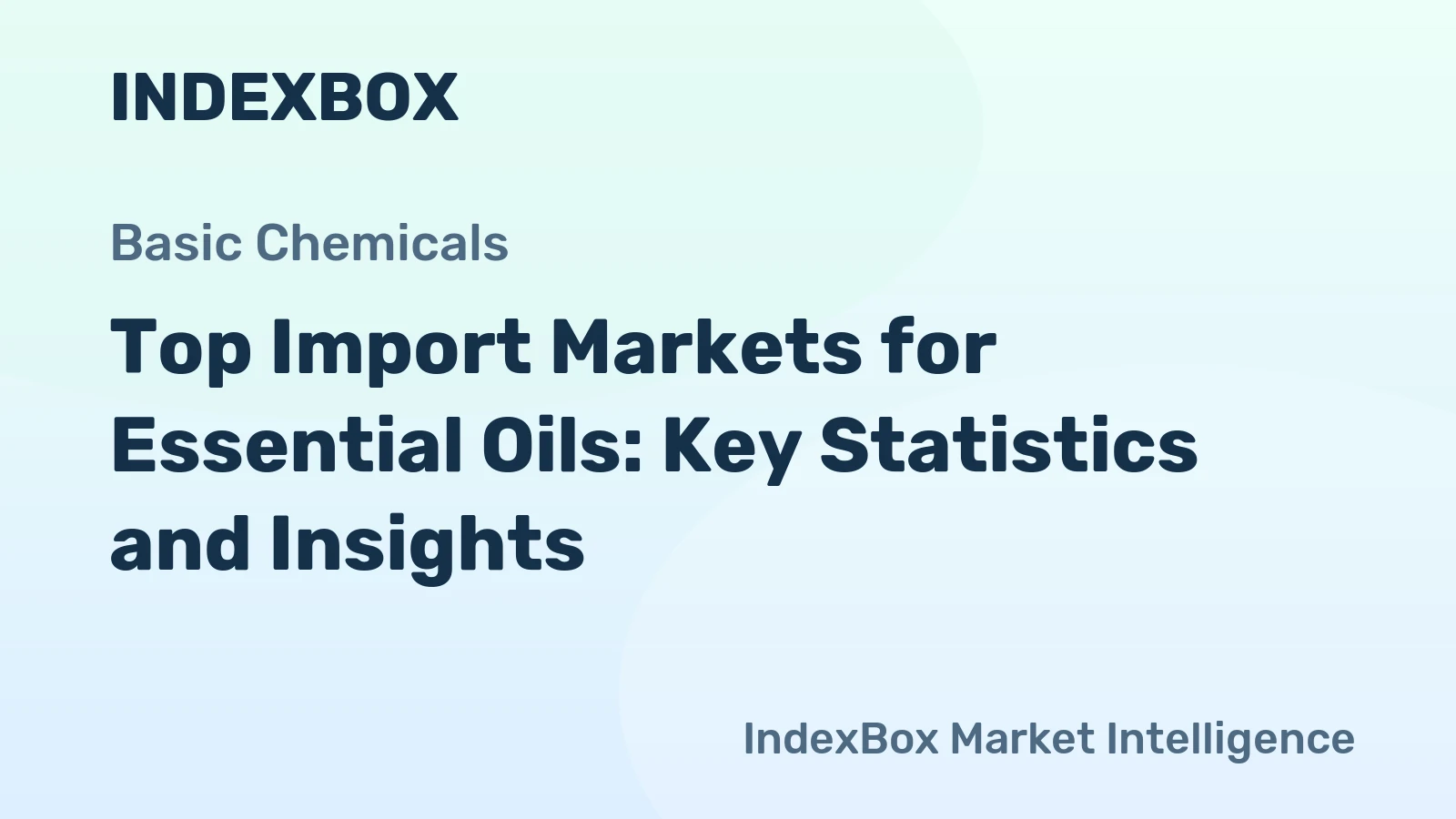 Top Import Markets for Essential Oils: Key Statistics and Insights