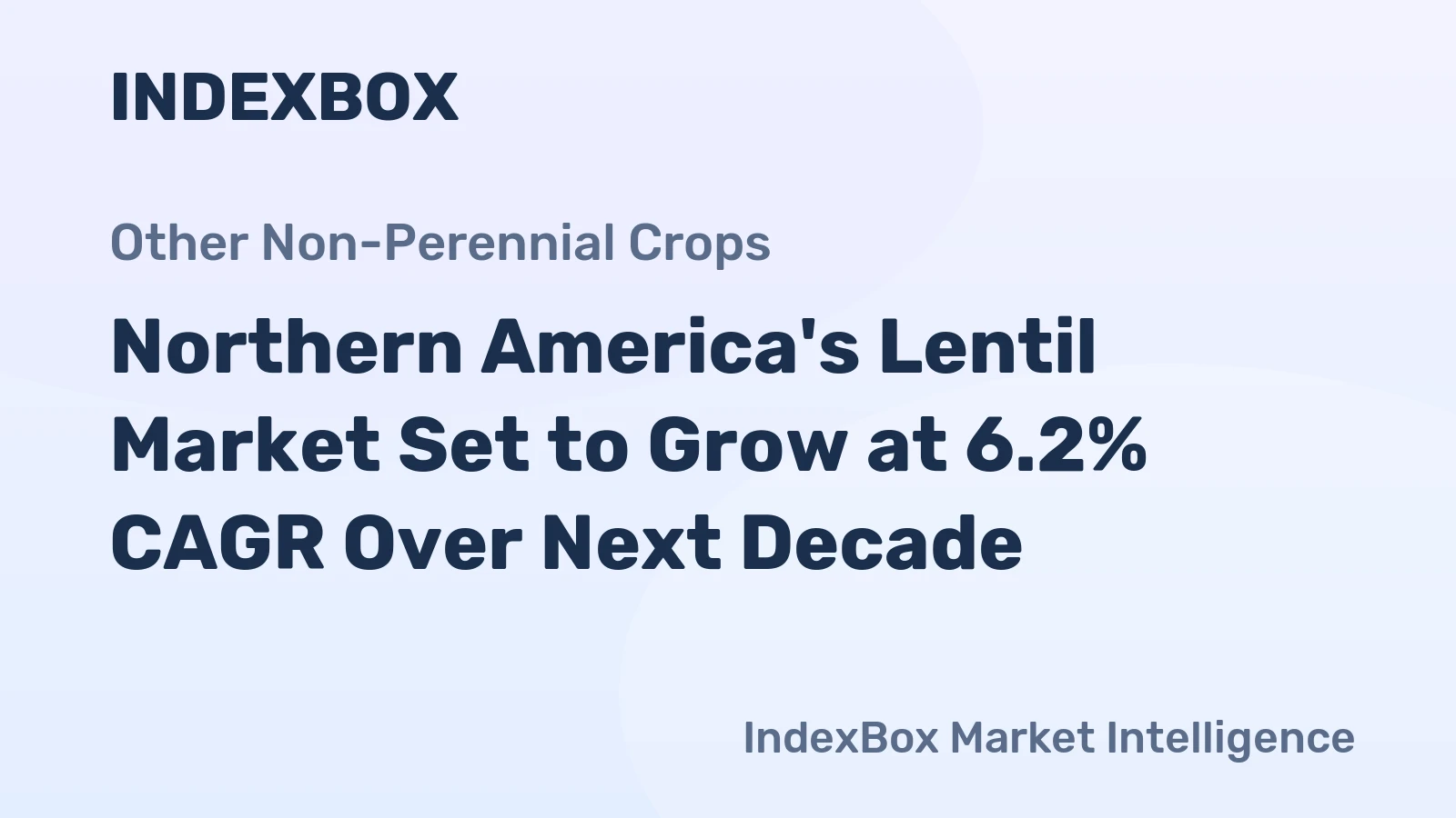 Northern America's Lentil Market Set to Grow at 6.2% CAGR Over Next Decade