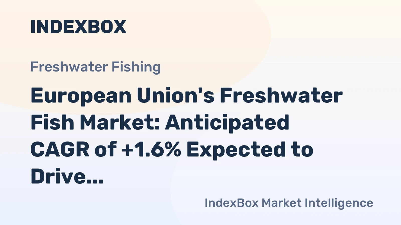 European Union's Freshwater Fish Market: Anticipated CAGR of +1.6% Expected to Drive Market Value to $610M by 2035