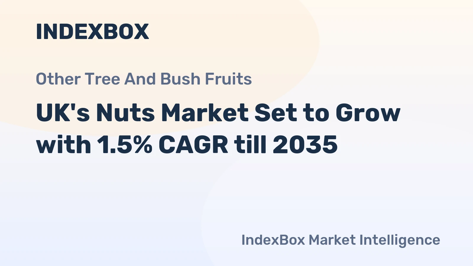 UK's Nuts Market Set to Grow with 1.5% CAGR till 2035