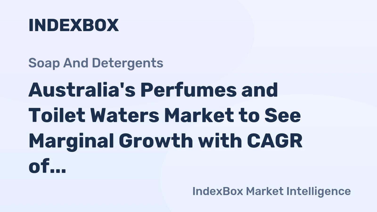 Australia's Perfumes and Toilet Waters Market to See Marginal Growth with CAGR of +0.1% from 2024 to 2035