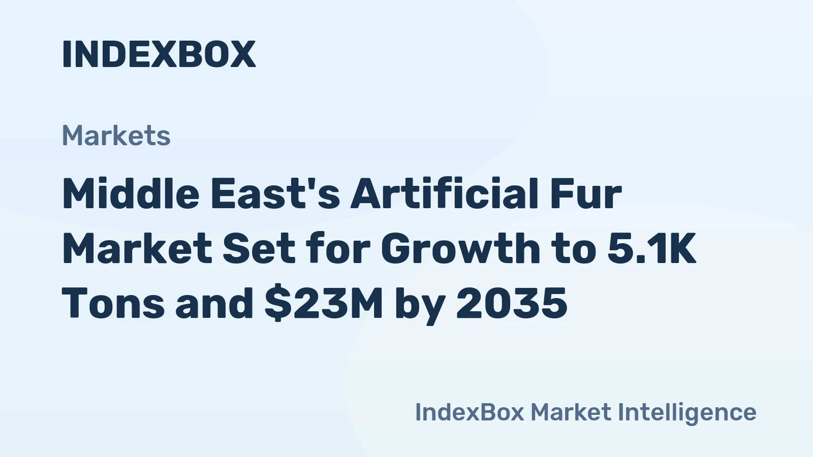 Middle East's Artificial Fur Market Set for Growth to 5.1K Tons and $23M by 2035