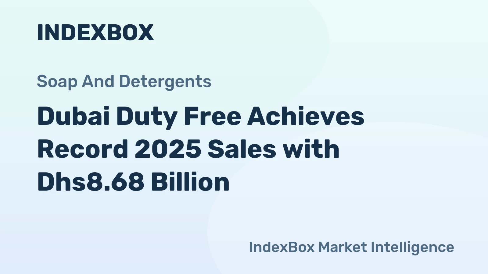 Dubai Duty Free Achieves Record 2025 Sales with Dhs8.68 Billion