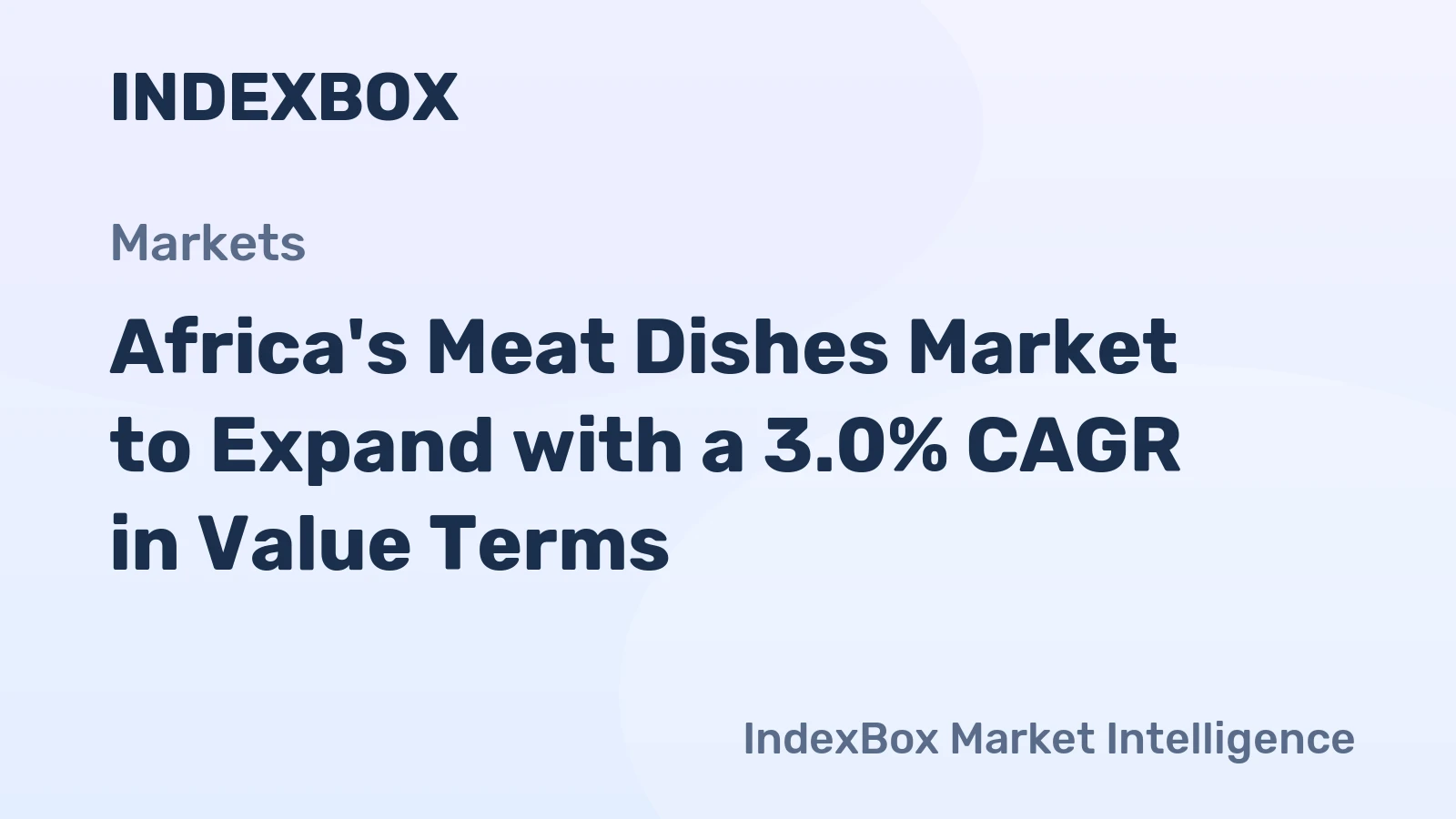 Africa's Meat Dishes Market to Expand with a 3.0% CAGR in Value Terms