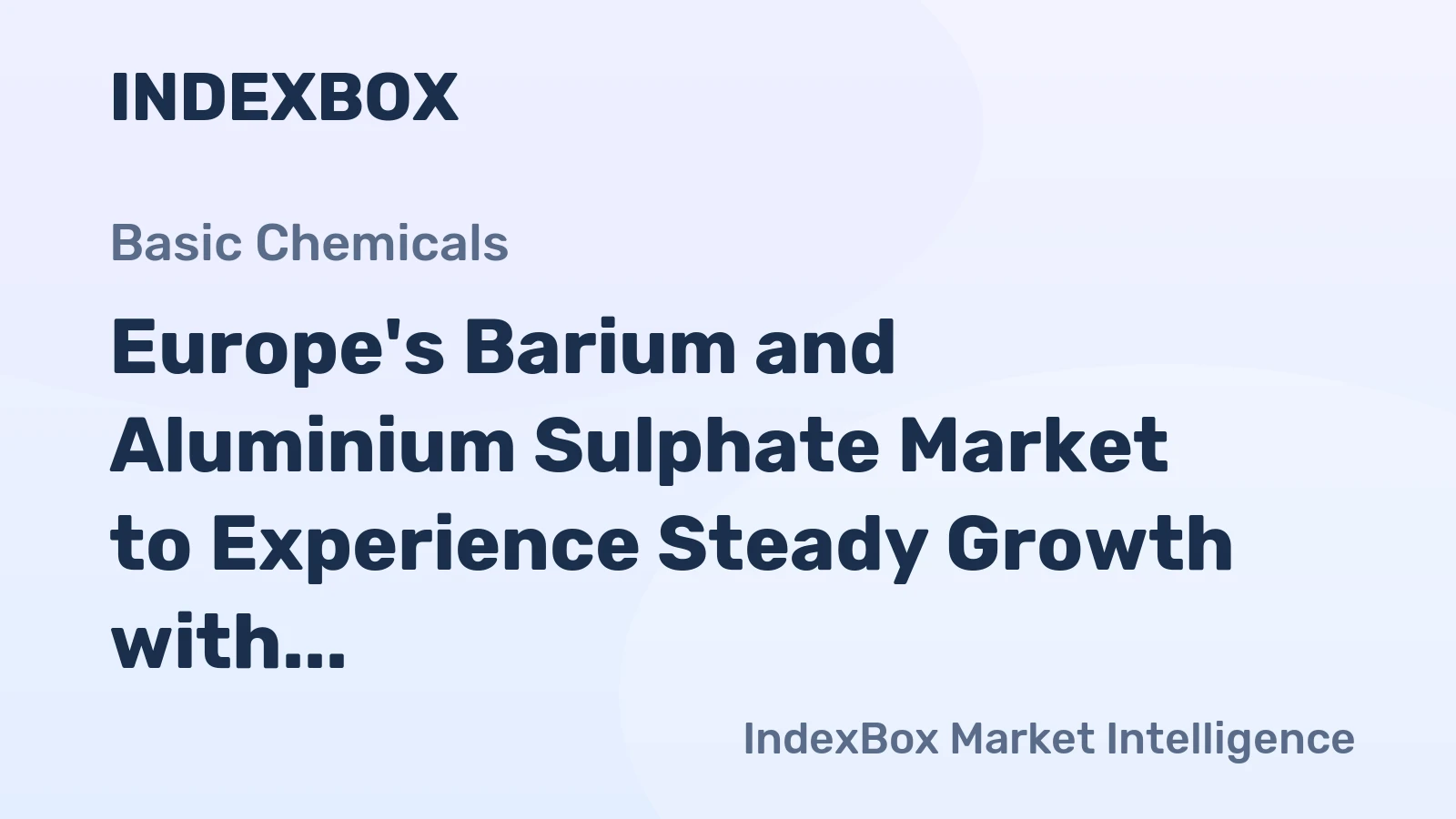 Europe's Barium and Aluminium Sulphate Market to Experience Steady Growth with 1.6% CAGR Over Next Decade