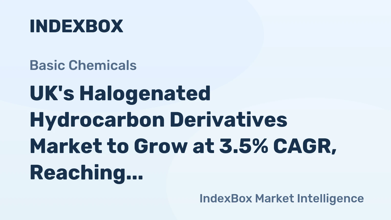 UK's Halogenated Hydrocarbon Derivatives Market to Grow at 3.5% CAGR, Reaching 1.1M Tons by 2035