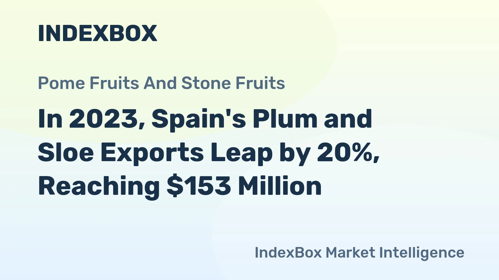 In 2023, Spain's Plum and Sloe Exports Leap by 20%, Reaching $153 Million
