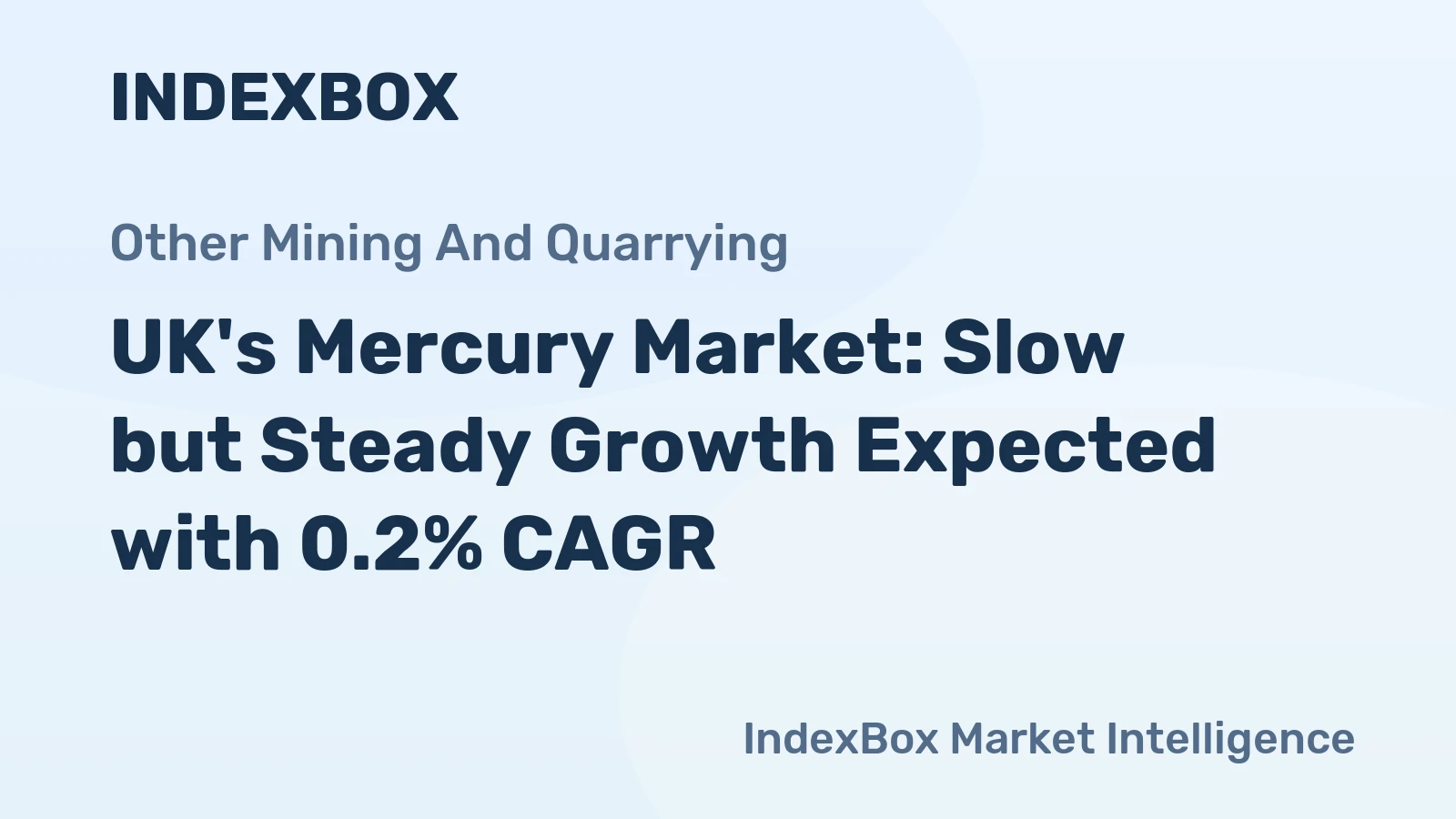 UK's Mercury Market: Slow but Steady Growth Expected with 0.2% CAGR