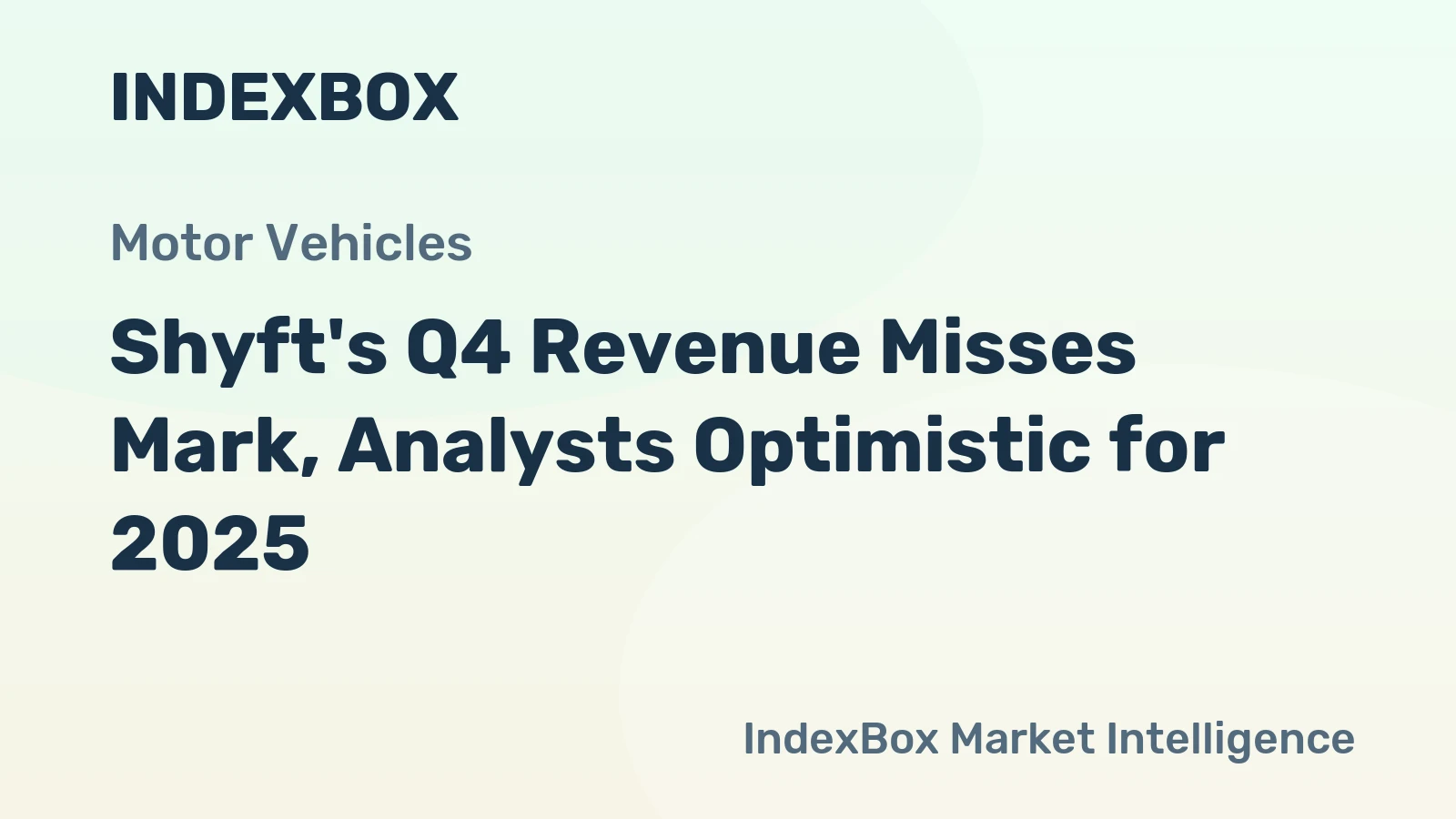 Shyft's Q4 Revenue Misses Mark, Analysts Optimistic for 2025