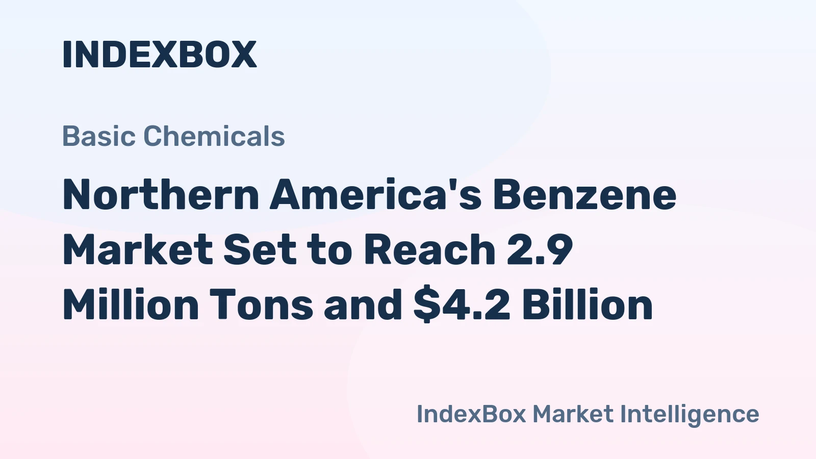 Northern America's Benzene Market Set to Reach 2.9 Million Tons and $4.2 Billion