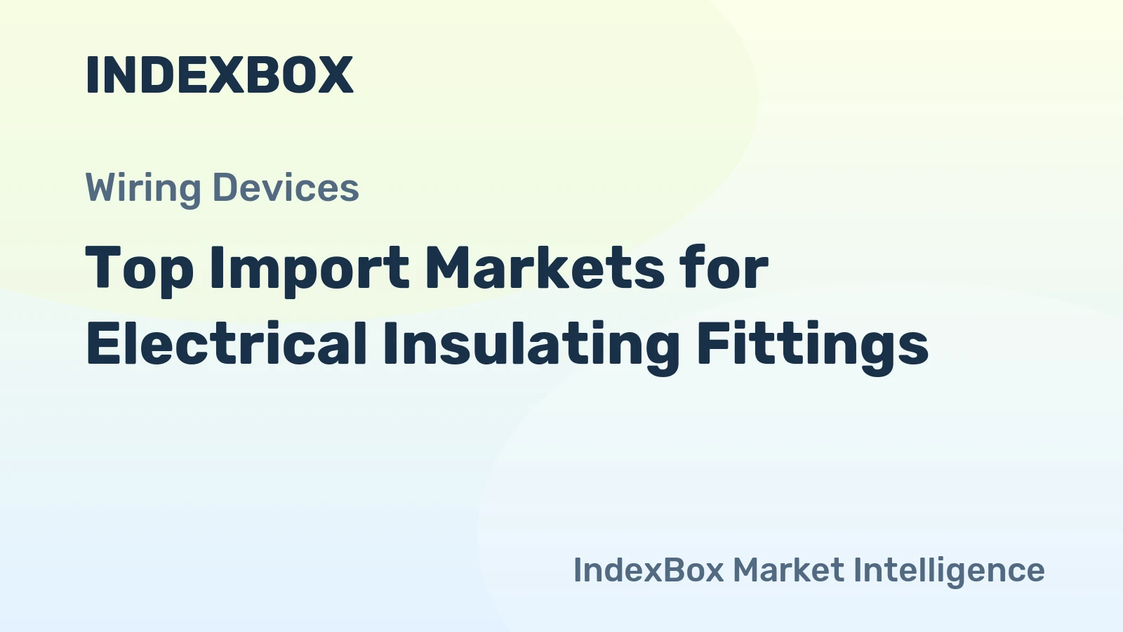 Top Import Markets for Electrical Insulating Fittings
