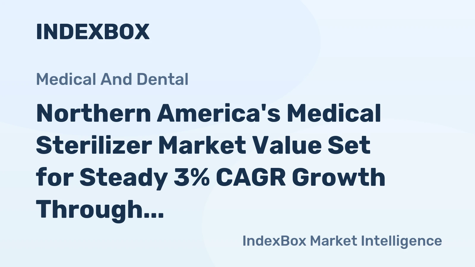 Northern America's Medical Sterilizer Market Value Set for Steady 3% CAGR Growth Through 2035